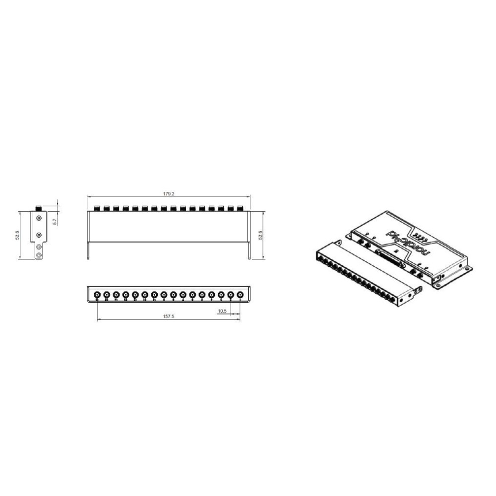 FR22 IoT Edge Gateway with 16 ports multiplexer