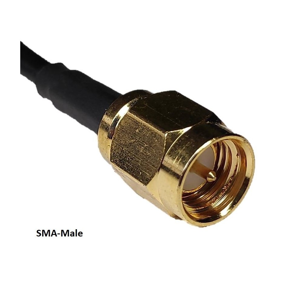Low Loss RF Antenna Cable SMA-M / R-TNC (5m / 16,4 feet)